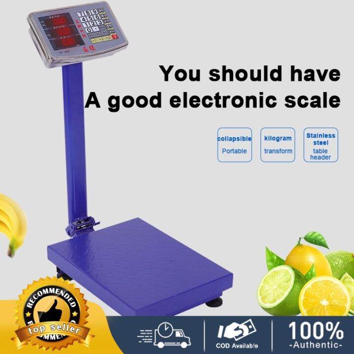 electronic scale 150KG rechargeable high-precision digital platform ...