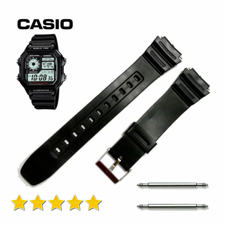 Casio Ae-1300 Strap watch Casio Ae1300 Tali Jam Ae 1300 | Lazada Indonesia