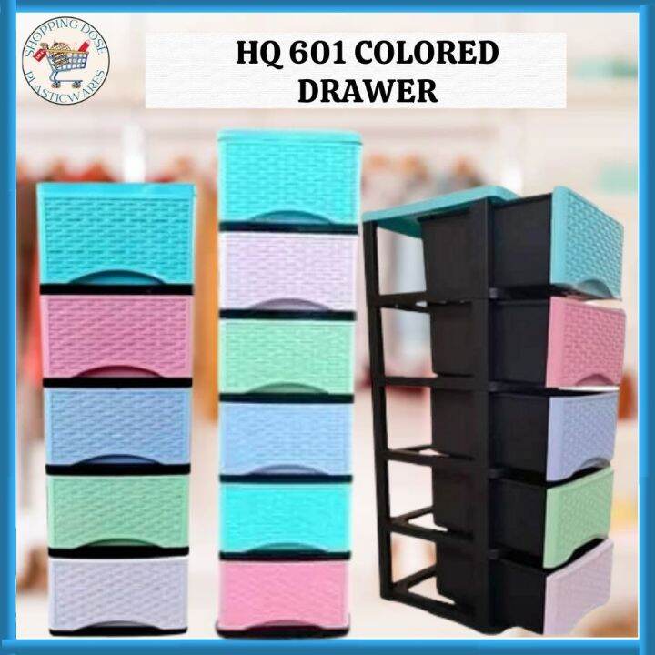 HQ 601 5L AND 6L COLORED DRAWER (RANDOM/ASSORTED COLOR) | Lazada PH