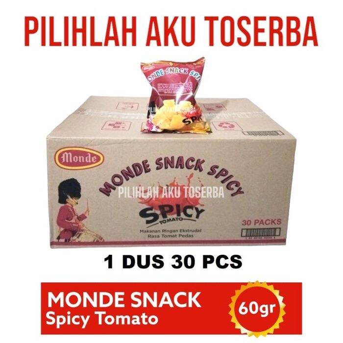 Monde Serena SNACK SPICY TOMATO 60 gr - ( HARGA 1 DUS isi 30 ) | Lazada ...