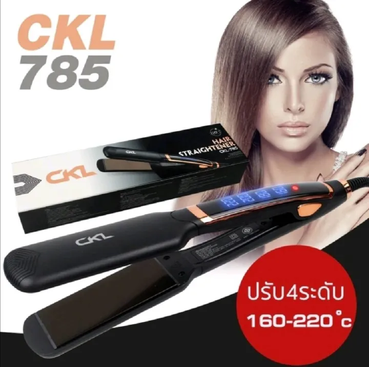 เครื่องหนีบผม CKL-785 ปรับอุณหภูมิได้ หนีบเรียบเงางามถนอมเส้นผม | Lazada.co.th