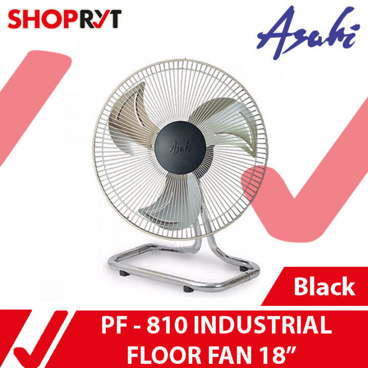 Asahi PF-810 18 Industrial Floor Fan (Black) | Lazada PH