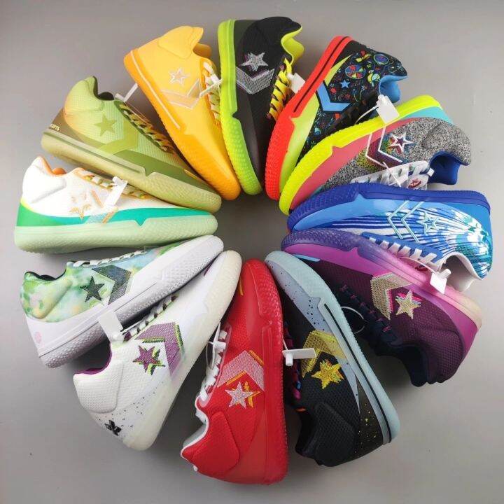 2023 new original All Star pro BB EVO pure white low-cut star arrow REACT cushioning basketball ...