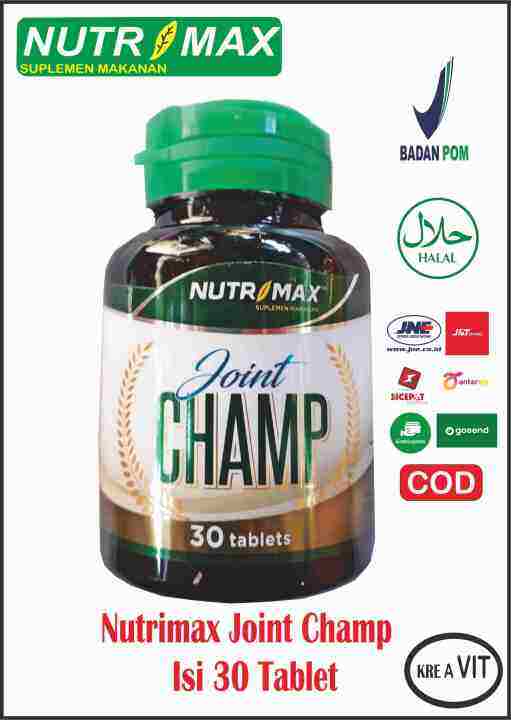 NUTRIMAX JOINT CHAMP VITAMIN GLUCOSAMINE SULFATE CHONDROITIN UNTUK ...