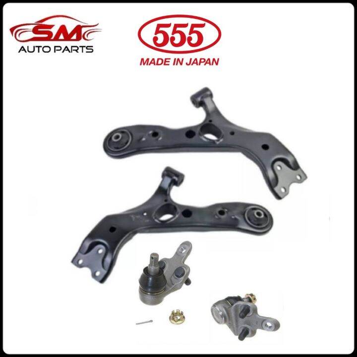 555 Front Lower Arm With Ball joint Set - Proton X70 / Toyota Estima ACR50 Alphard Vellfire ...