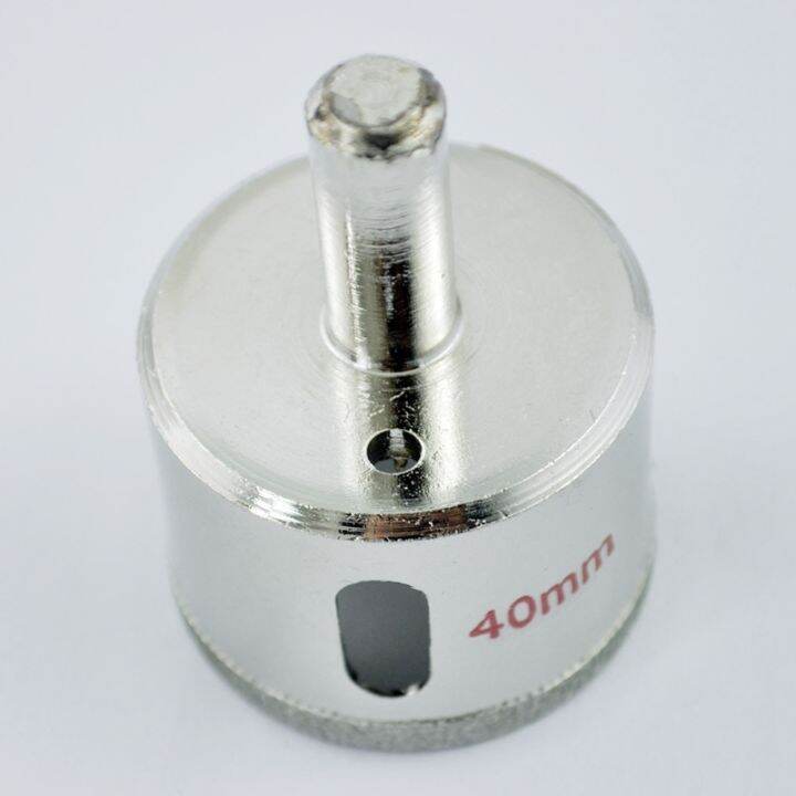 Diamond Coated Tip 40mm Glass Hole Saw Cutter Bit | Lazada.co.th