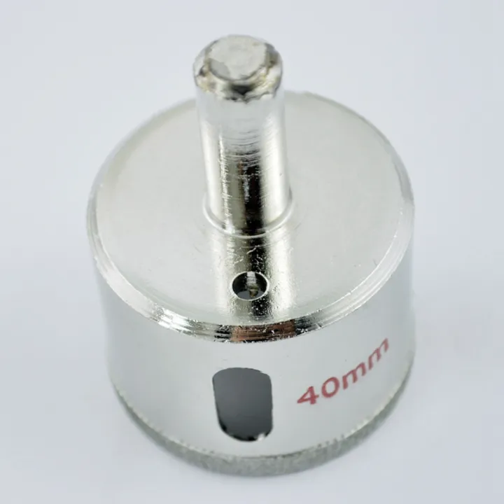 Diamond Coated Tip 40mm Glass Hole Saw Cutter Bit | Lazada PH