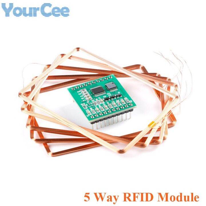 5 Channel RFID Card Reader Module 5V 125KHZ Time Attendance Machine ...