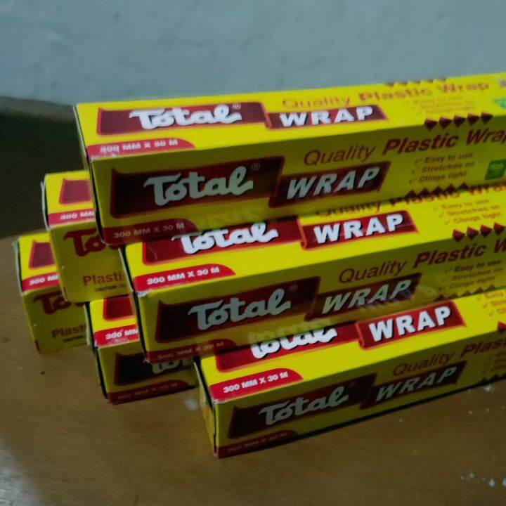 PLASTIC WARP TOTAL/ Plastic warping 300mm x 30m serbaguna | Lazada ...