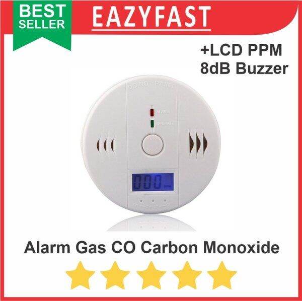 Alarm Sensor Detector Gas Carbon Monoxide Co Co2 Asap Kebakaran PPM ...