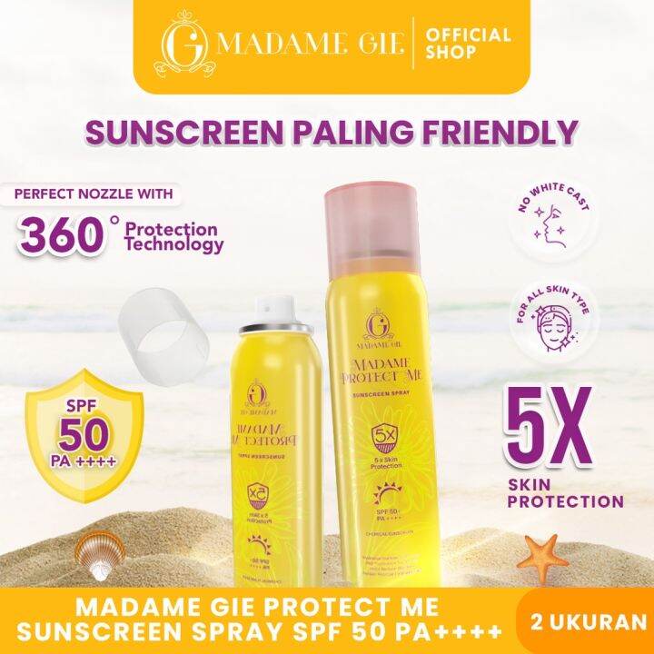 MADAME GIE SUNMIST MADAME PROTECT ME SUNSCREEN SPRAY SPF 50 PA ...