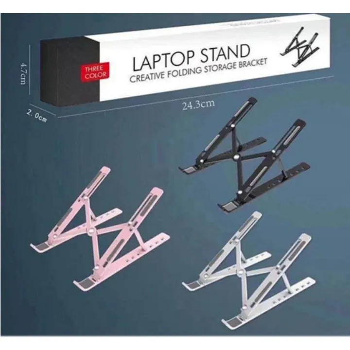 Laptop Stand Plastic Portable Adjustable Foldable | Lazada PH