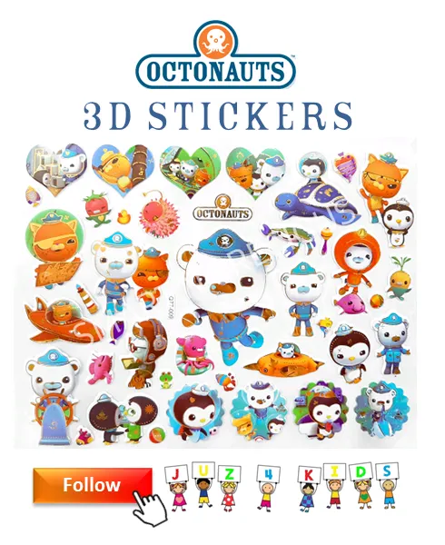 Octonauts 3D Stickers (High Quality, Large Set) | Lazada