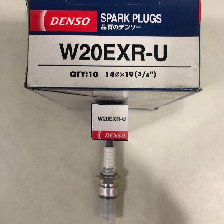 ORIGINAL/GENUINE DENSO 1PIECE SPARK PLUG (W20EXR-U) | Lazada PH