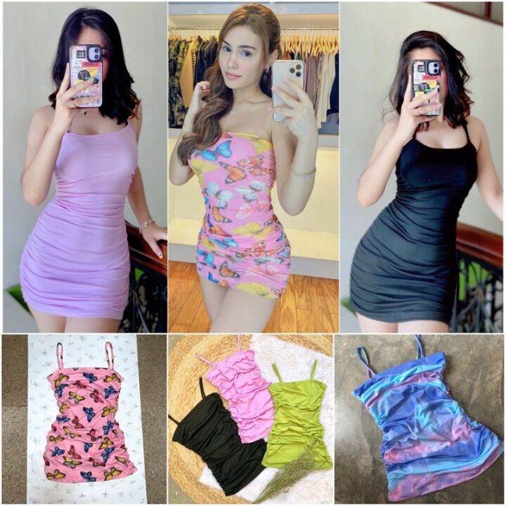 sexy clothes Ivana butterfly bodycon string dress/ Garterized Sexy ...