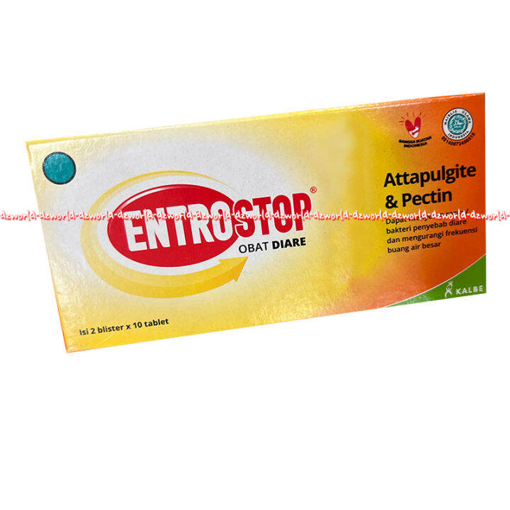Entrostop Obat Diare 2blister Attapulgite Dan Pectin Mengurangi Buang ...