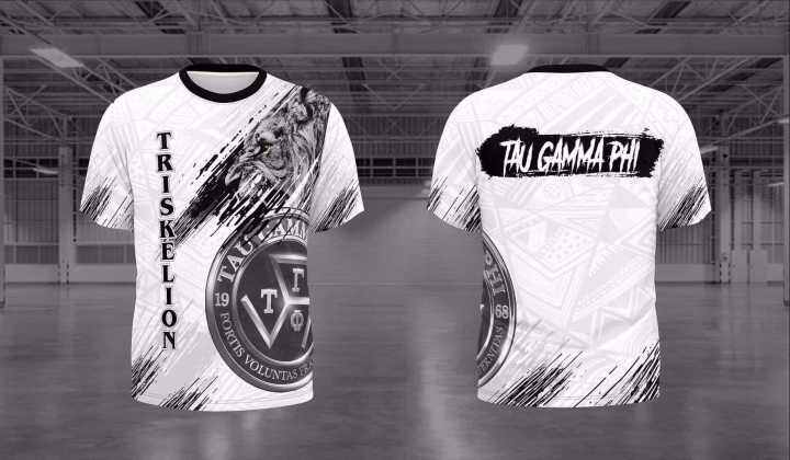 Tau Gamma Phi Triskelion Frat Shirt 55th Anniversary Full Sublimation ...