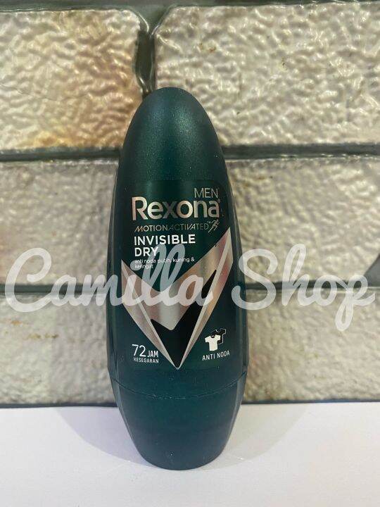 Rexona Men Deodorant Deo Pria Roll On Invisible Dry 45ML | Lazada Indonesia