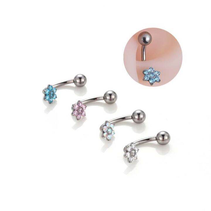 1 Piece Surgical G23 Titanium Steel Internally Thread 14Gauge ...