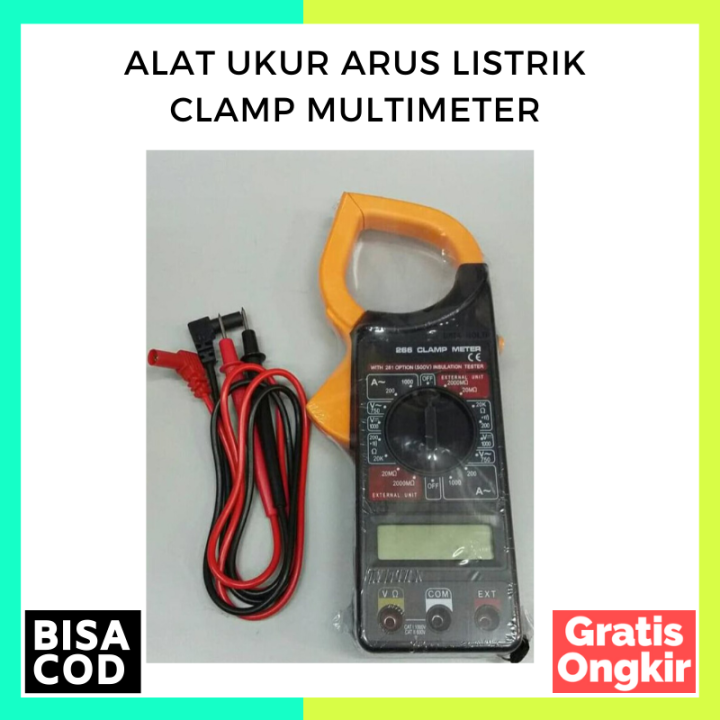 ALAT UKUR ARUS LISTRIK CLAMP MULTIMETER / TANG MULTIMETER ( alat ukur ...