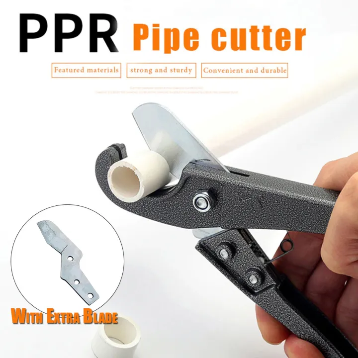 High Quality PVC Pipe and Tubing Cutter PP-R Scissor w/ Extra Blade [3 ...