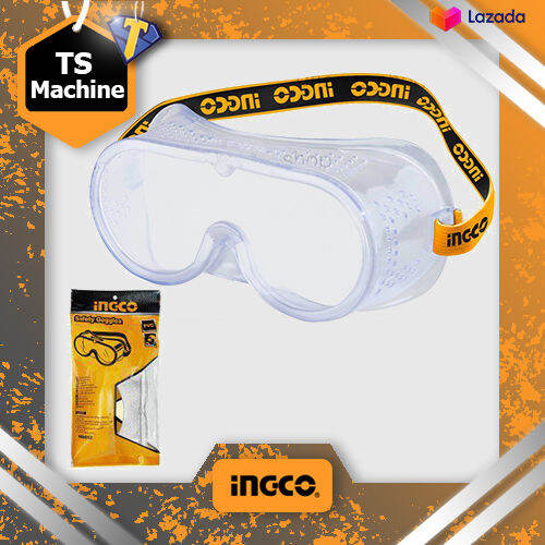 INGCO แว่นตากันสะเก็ด / แว่นครอบตานิรภัย / แว่นตาเซฟตี้ รุ่น HSG02 ...