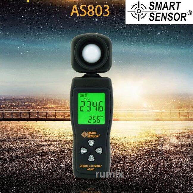 Luxmeter Lux Meter AS803 Alat Ukur Intensitas Cahaya Light Meter ...