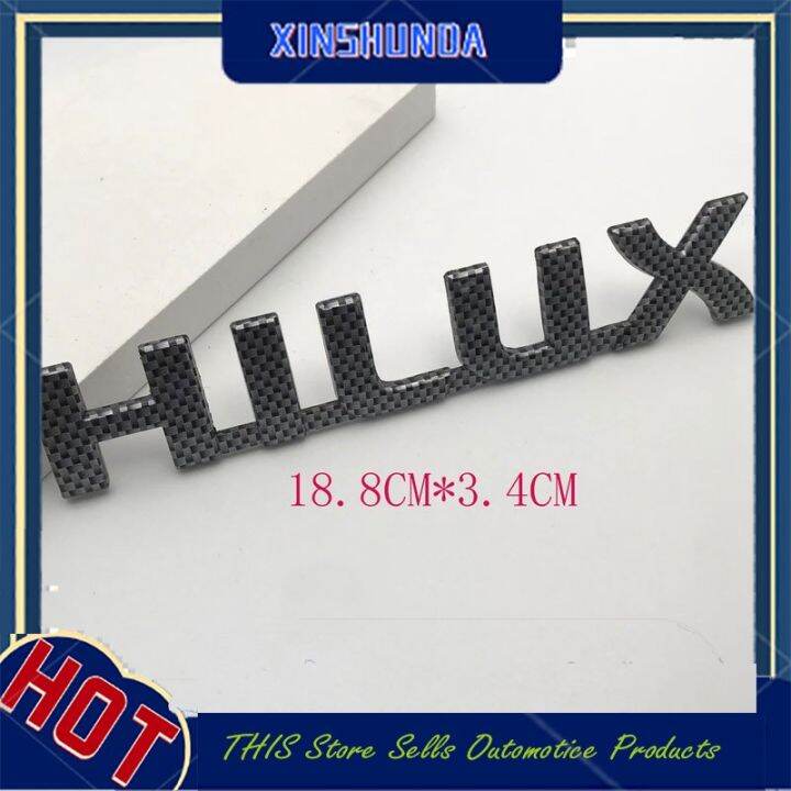 XSD 3D ABS Plastic HILUX Logo Car Letter Sticker, Trunk Decal, Badge ...