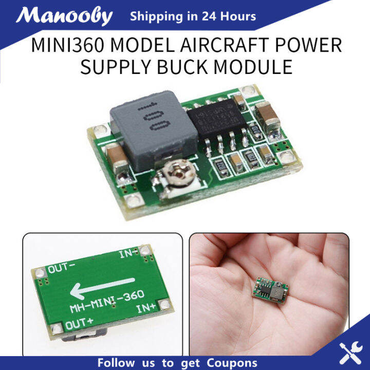Manooby 1/5/10Pcs Mini 360 RC Airplane Module Mini 360 DC Buck ...