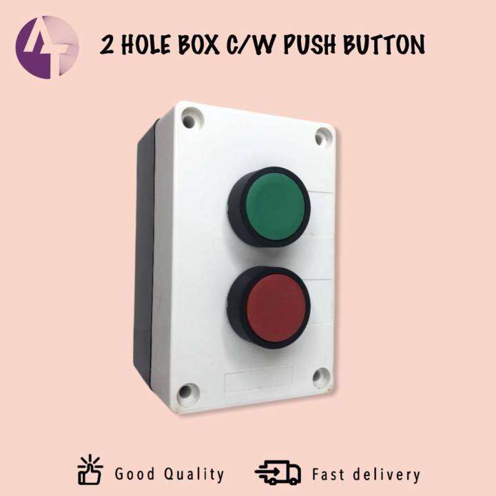 2 Hole Box c/w Push Button Switch | Lazada
