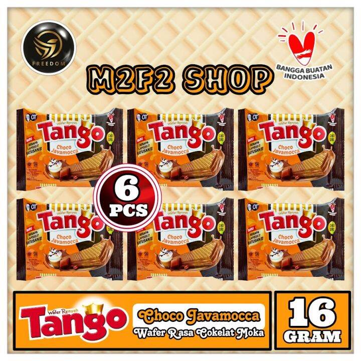 Tango Wafer Choco Javamocca | Krim Cokelat Kopi Moka - 16 gr (Kemasan 6 ...