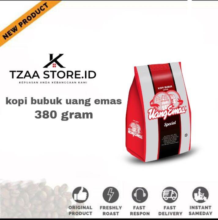 Uang Emas Kopi Special Bag (380g) kopi murah bonus gelas cantik ...