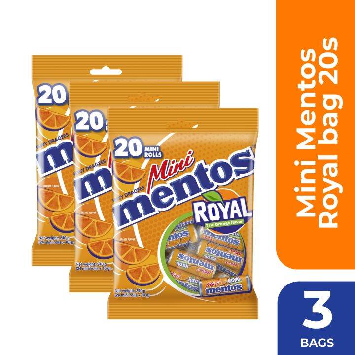 Mini Mentos Royal 20s - 3 bags | Lazada PH