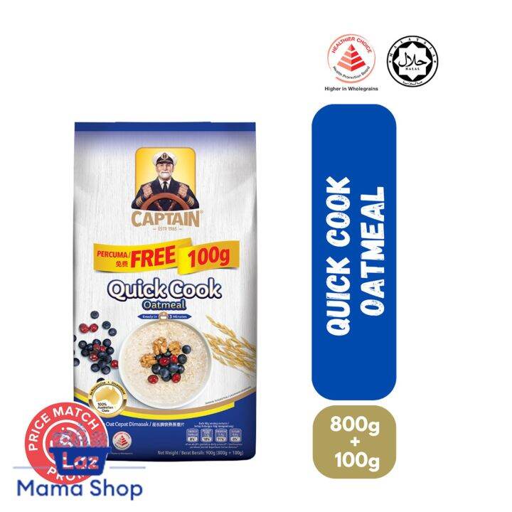 Captain Oats Quick Cook Oatmeal Refill Pack (Laz Mama Shop) | Lazada ...