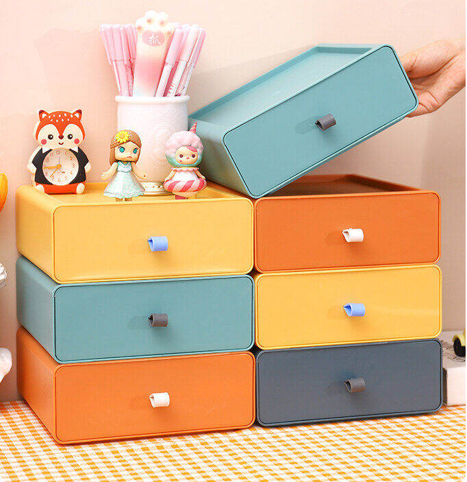 [special offer]Drawer Type Stackable Desktop Organizer Office Supplies ...