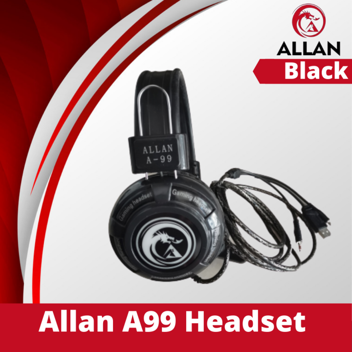 Allan Headset / New Heavy Duty headset / Gaming RGB Headset With Mic ...