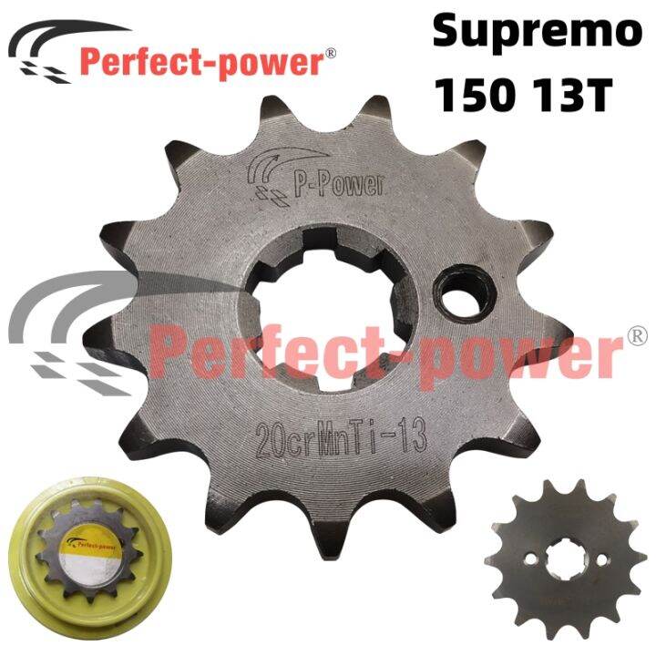 Perfect Power Engine Sprocket Honda TMX Supremo 150 Motorcycle 13T 14T ...