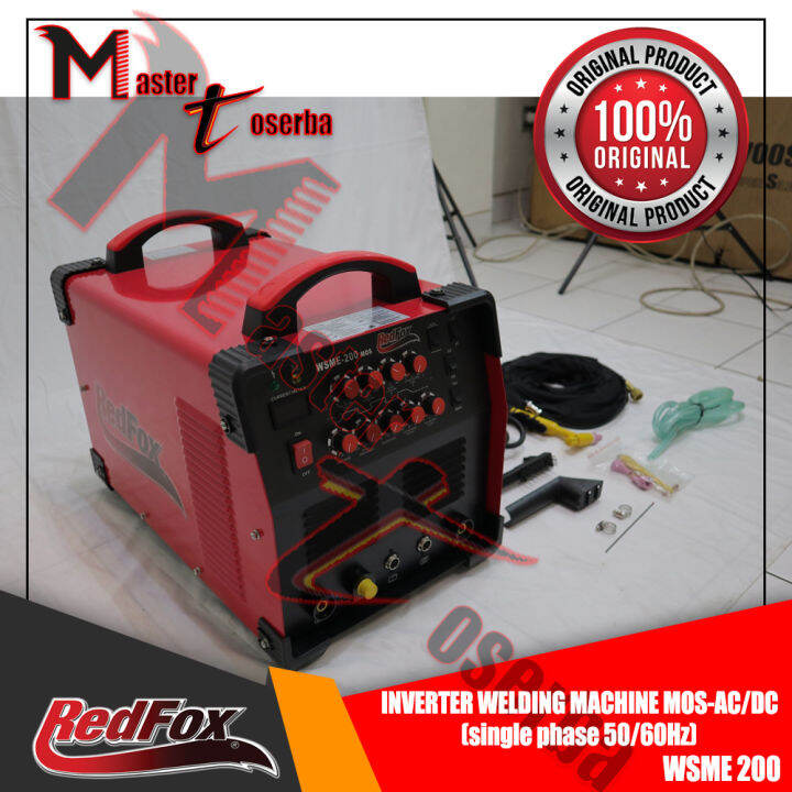 Inverter welding machine mesin las WSME 200 MOS AC/DC PULSE (SINGLE PHASE /56V/50HZ) | Lazada ...
