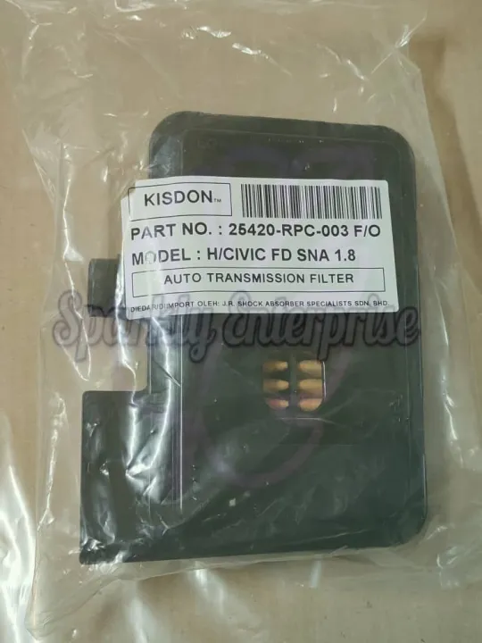 HONDA AUTO TRANMISSION FILTER - HONDA CIVIC FD SNA 1.8 PART NUMBER ...
