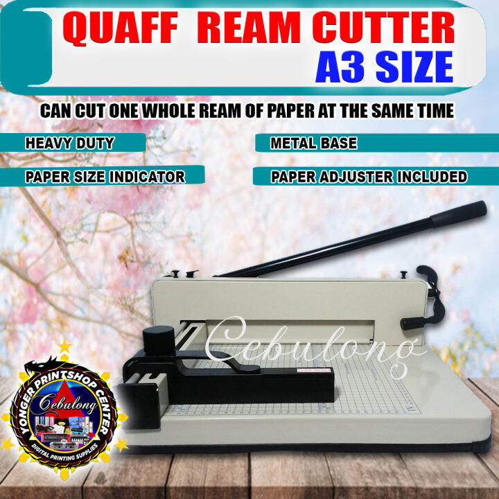 QUAFF A3 SIZE REAM CUTTER MACHINE HEAVY DUTY-CEBULONG YONGER | Lazada PH