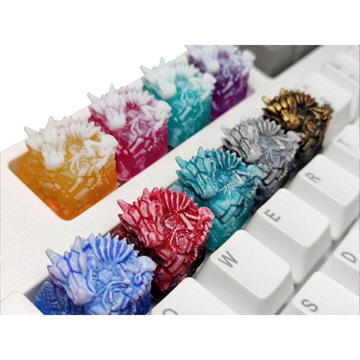 《Miss qi's keycap》 Dropshipping Cool Resin Keycaps Artisan ESC Keycap ...