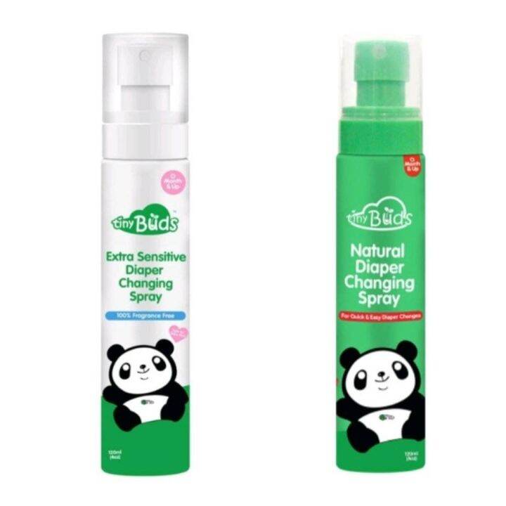 【READY STOCK】 Tiny Buds Quick Easy Natural Diaper Changing Spray Extra ...