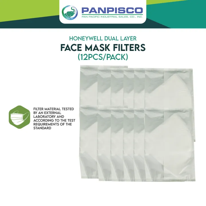 Panpisco Honeywell Dual Layer Face Mask Filters (12pcs/pack) | Lazada PH