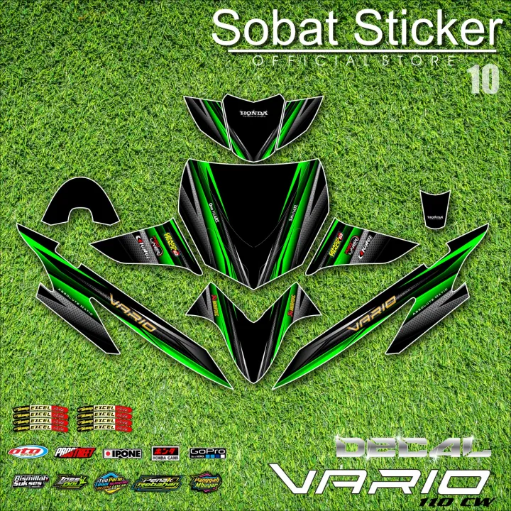 DECAL FULL BODY VARIO KARBU 110 CW - DECAL STICKER FULL BLOCK HONDA ...
