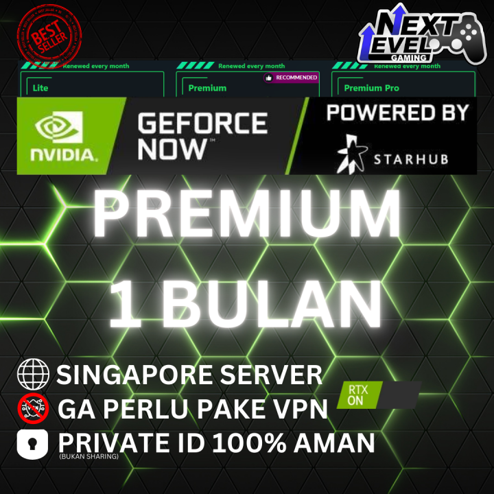 GeForce NOW StarHub Cloud Gaming Singapore Bulanan GFN | Lazada Indonesia