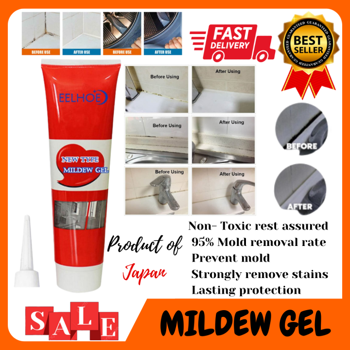MILDEW GEL REMOVER Ultimate Effective Household Chemical, Miracle Deep Down Wall, Mold Mildew ...
