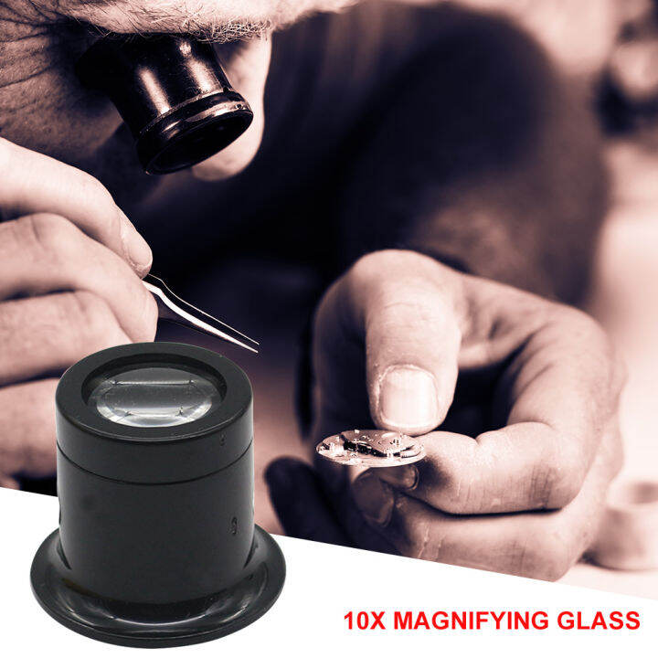 10X Portable Monocular Magnifying Glass Magnifier Loupe Eye Magnifier ...