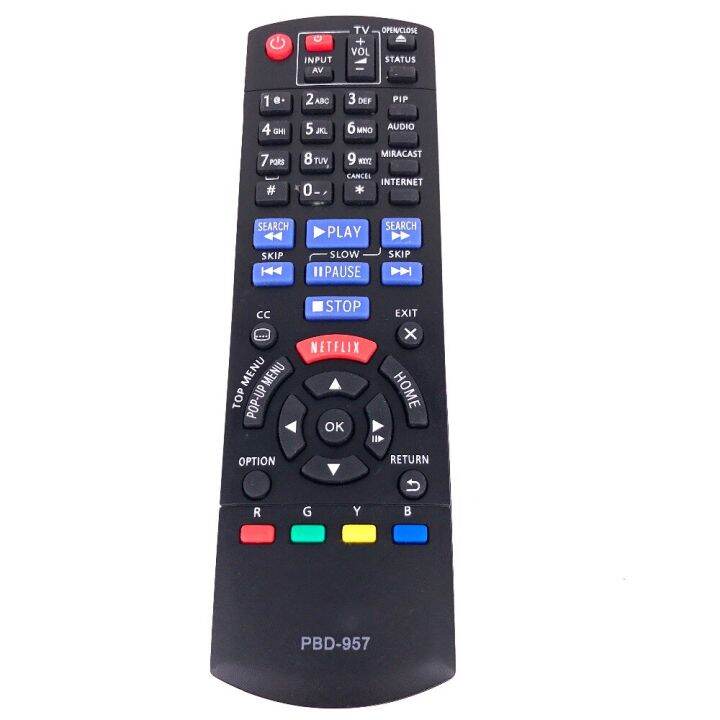 การควบคุมระยะไกลใหม่สำหรับ Panasonic Blu-Ray DVD Player PBD-957 DMP ...