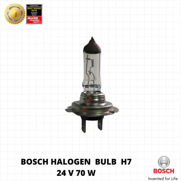 Bosch Halogen Bulb H7 STANDARD 24V 70W (single) | Lazada PH
