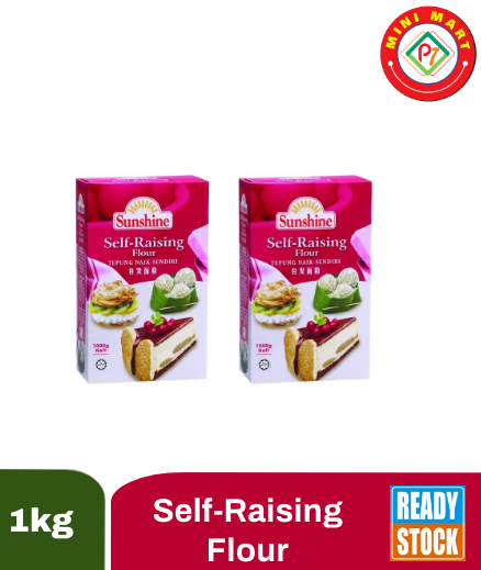 Sunshine Self Raising Flour (Bundle of 2 x 1kg) | Lazada Singapore
